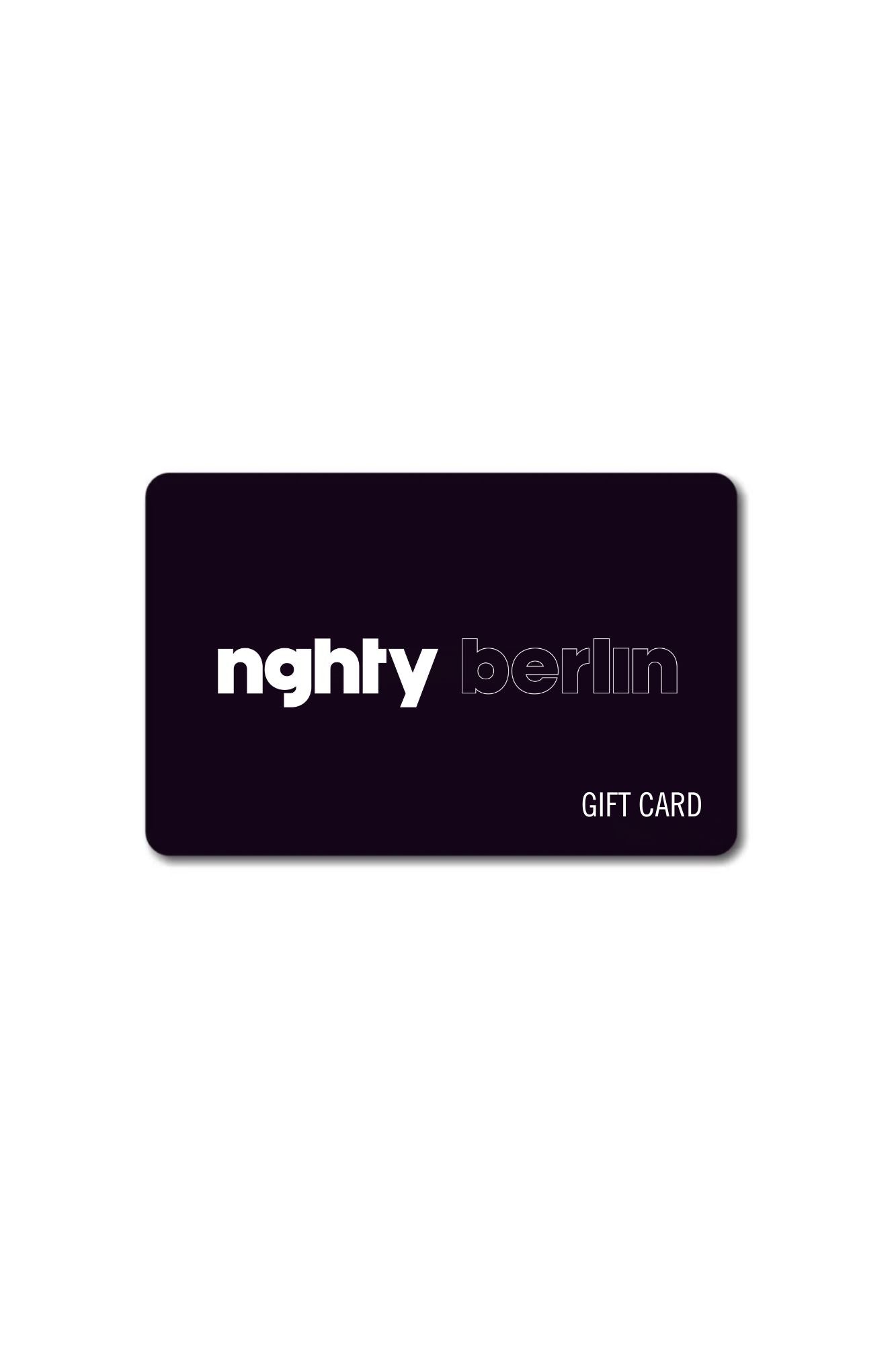 nghty berlin gift card